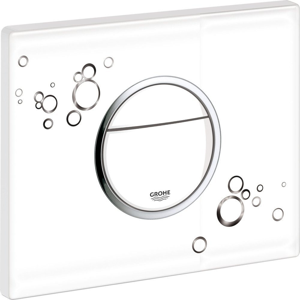 Кнопка смыва Grohe Nova Cosmopolitan 38847LI0 белая с черным купить в ...