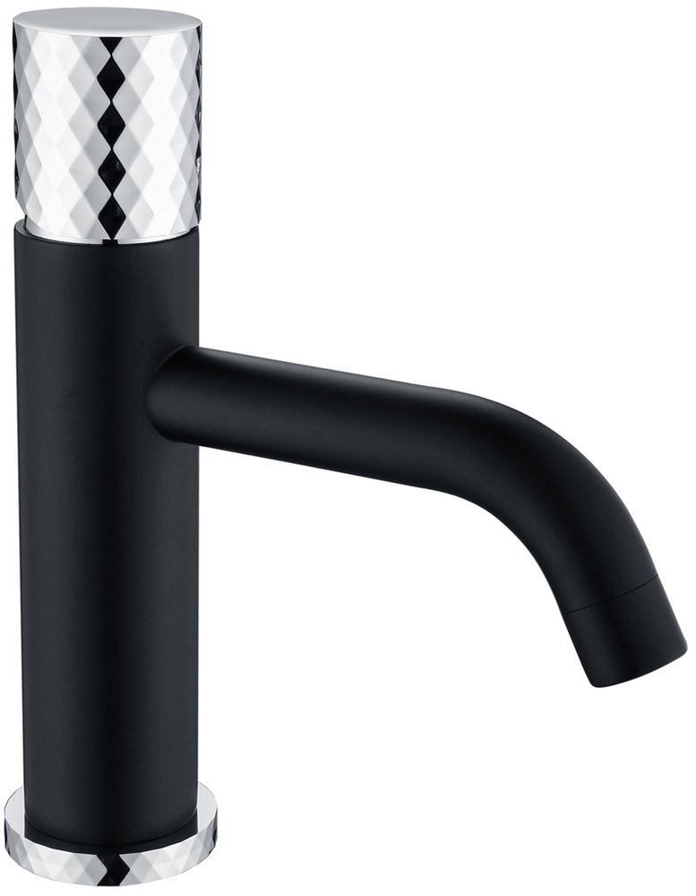 Смеситель для раковины Boheme Stick 121-BCR black diamond chrome купить ...